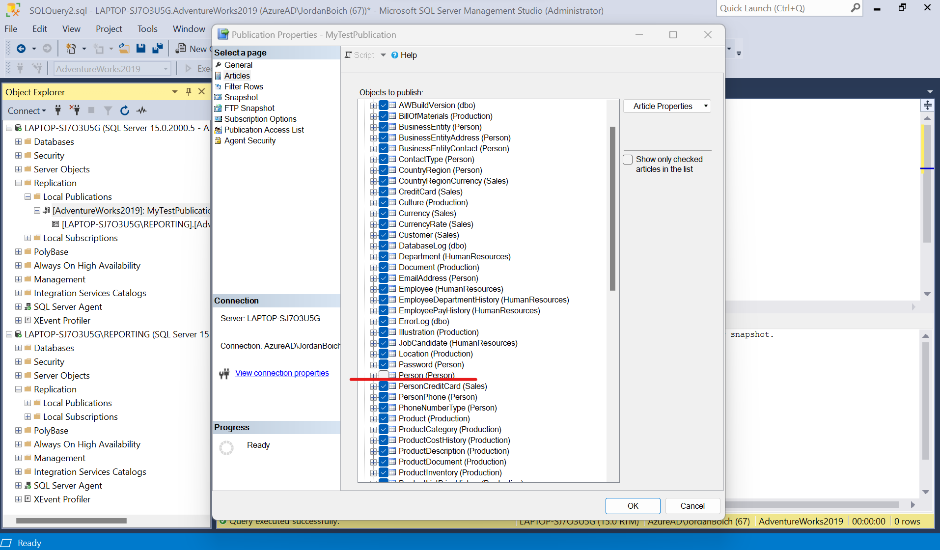 How to Remove and Add a Single Article from Replication – DBA Unfiltered